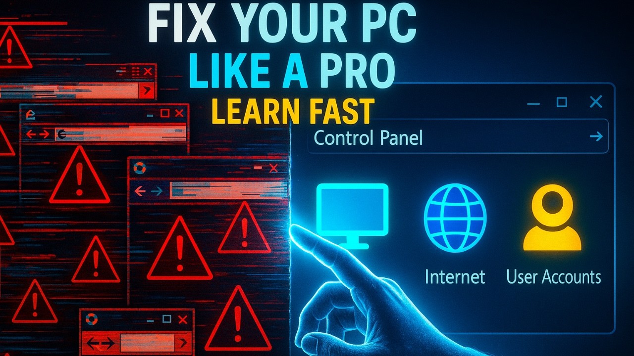 Windows Control Panel Explained: Internet Options, Display Settings & More