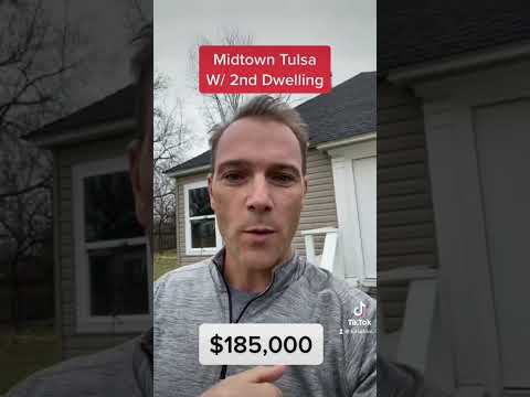 Midtown Tulsa house with garage apartment for sale $185,000