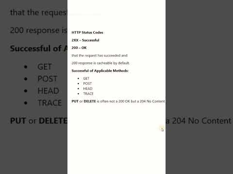 http status codes | 2xx successful | 200 OK