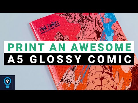 PRINT an AWESOME A5 GLOSSY COMIC or GRAPHIC NOVEL at Ex Why Zed