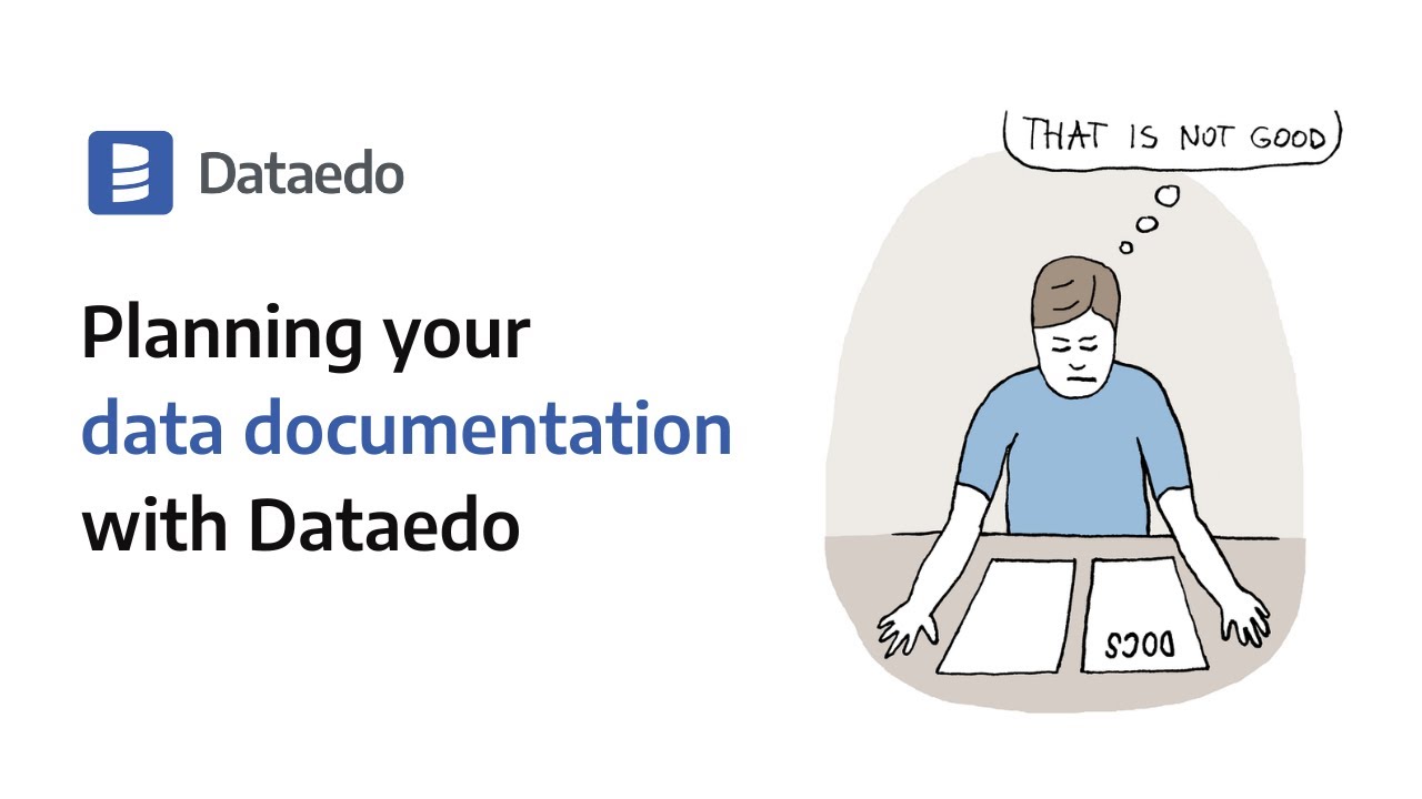 Planning your data documentation with Dataedo