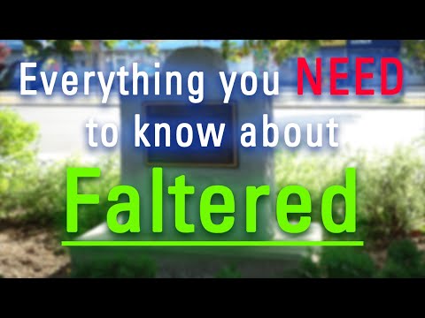 How Does Faltered Look? | What is Faltered? | How to Say Faltered in English?
