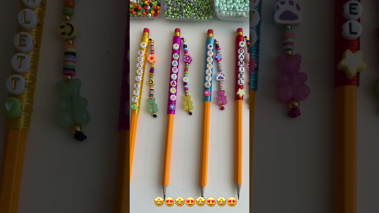 DIY El mejor Regalo 💝 para Los Niños ✏️ Lápices Personalizados 🤩