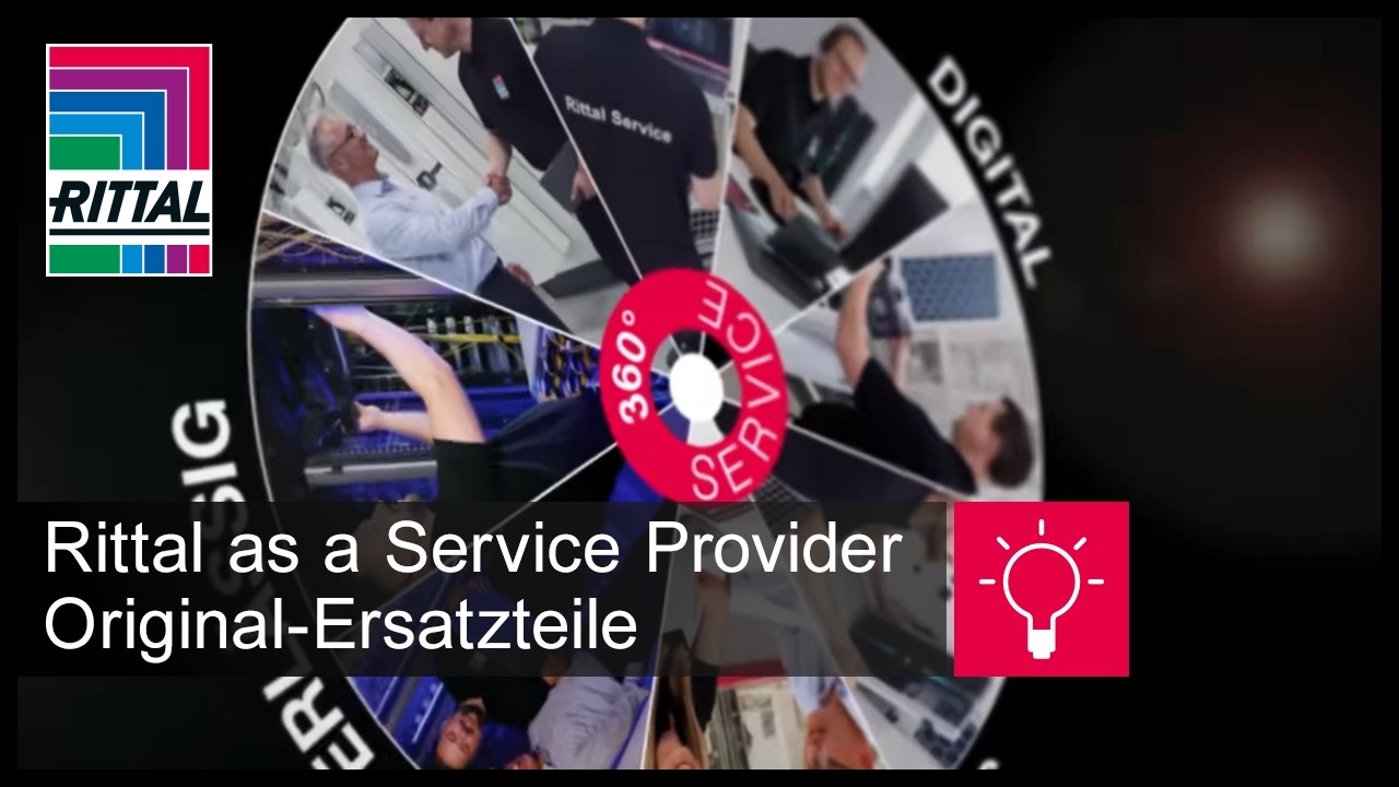 Rittal spare parts for our industrial and IT systems – Constantly available