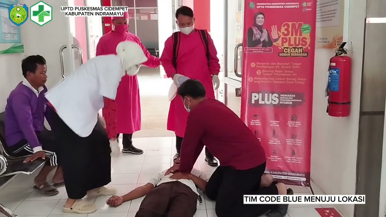 SIMULASI CODE BLUE - UPTD PUSKESMAS CIDEMPET