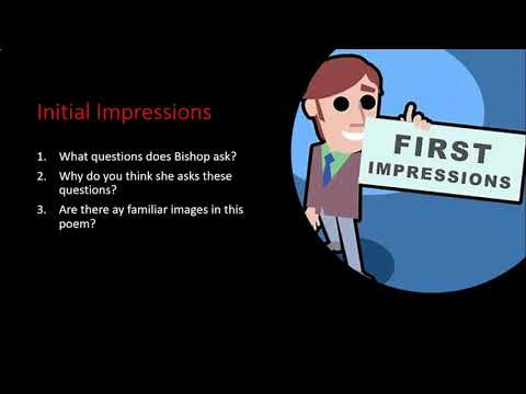 Leaving Cert English 2021: Bishop - Questions of Travel