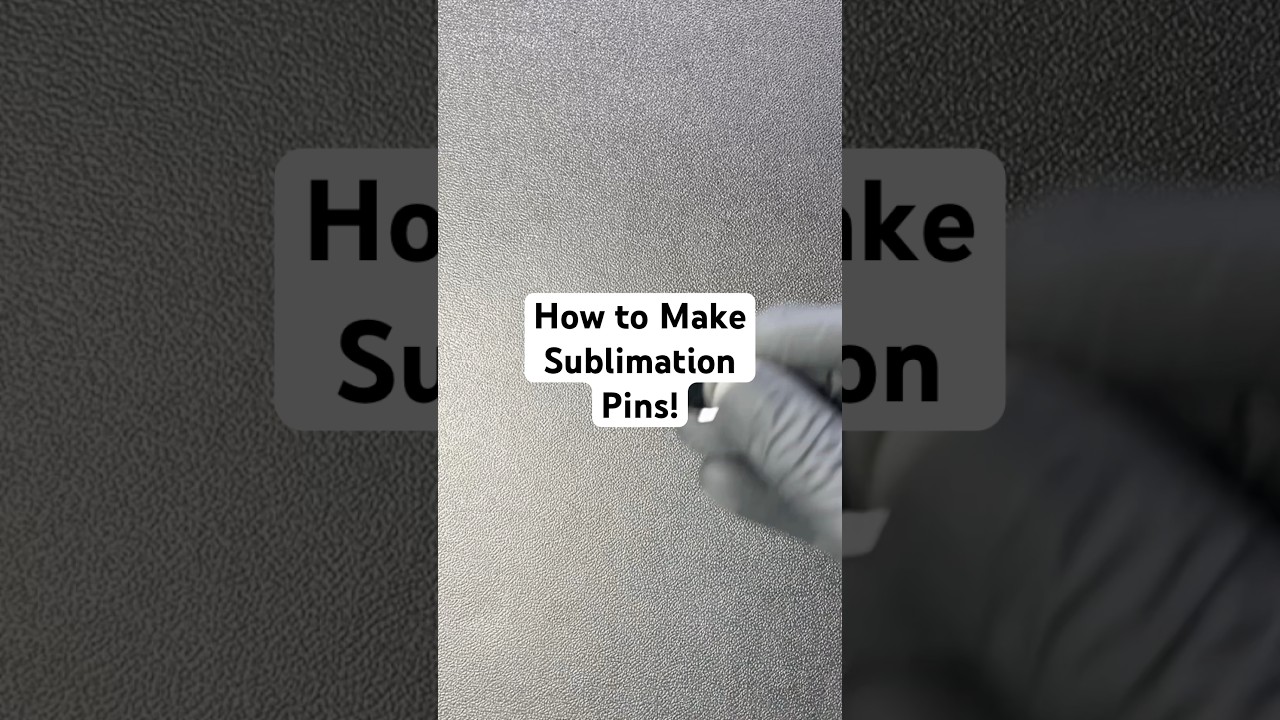 Here’s how I make my sublimation lapel pins! Hope this helps 🥰 #sublimation #crafting #tutorial