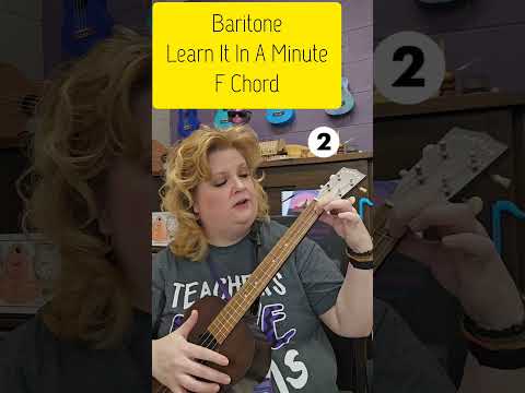 Learn It In A Minute: Baritone ukulele chord F #ukulele #uke #learnukulele #baritone