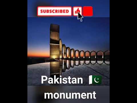 Pakistan 🇵🇰 monument The Pakistan Monument (Urdu: یادبود پاکستان)