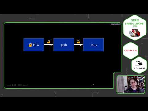 GRUB mini-summit 2020 Day2: Secure Boot without UEFI, AMD TrenchBoot support in GRUB2