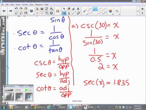 MHFU3 00 Trig Ratios Review