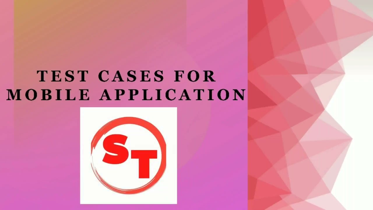 Test Cases For Mobile Application | Mobile app testing | Mobile application testing