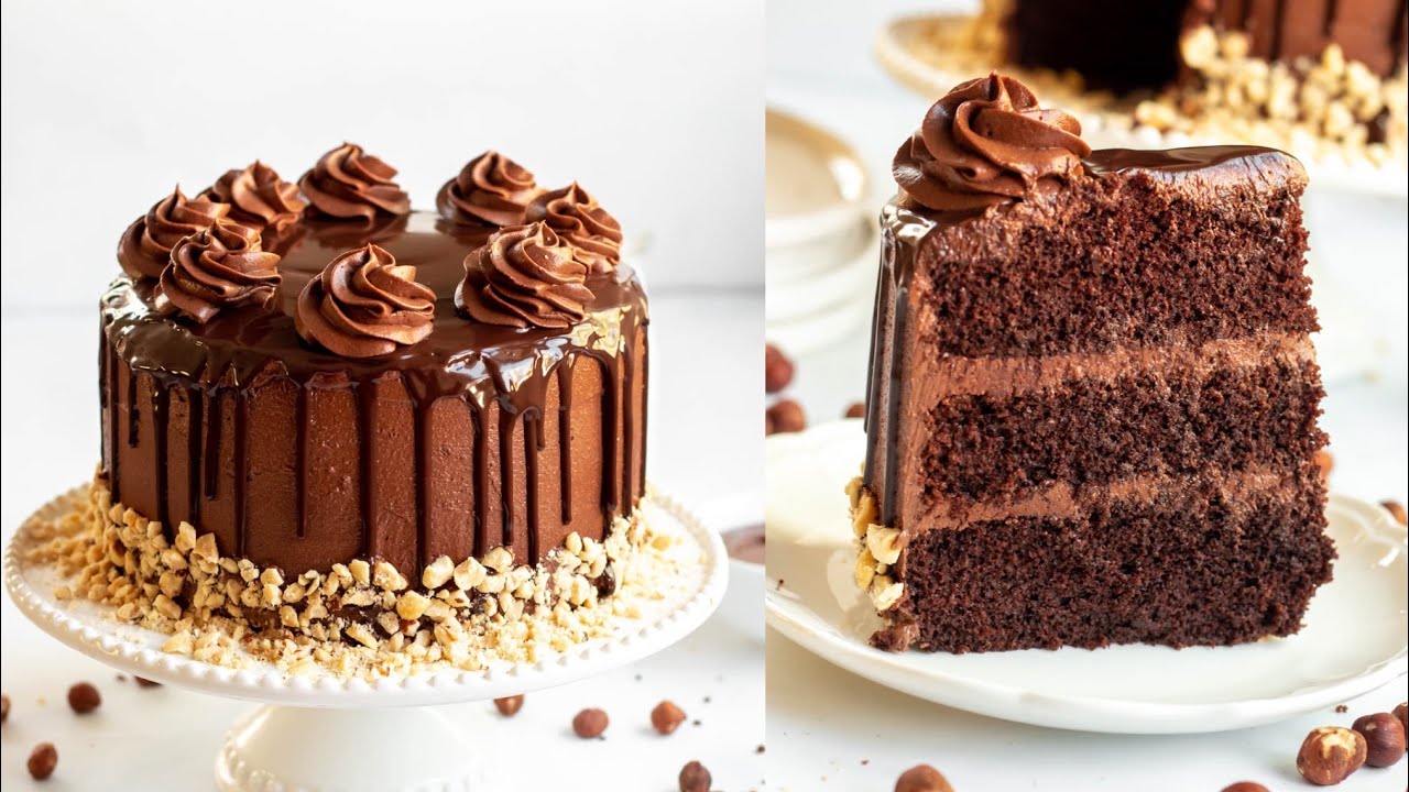 Nutella cake recipe | Nutella layer cake recipe | How to make nutella cake