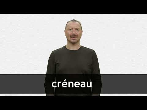 English Translation of “CRÉNEAU” | Collins French-English Dictionary