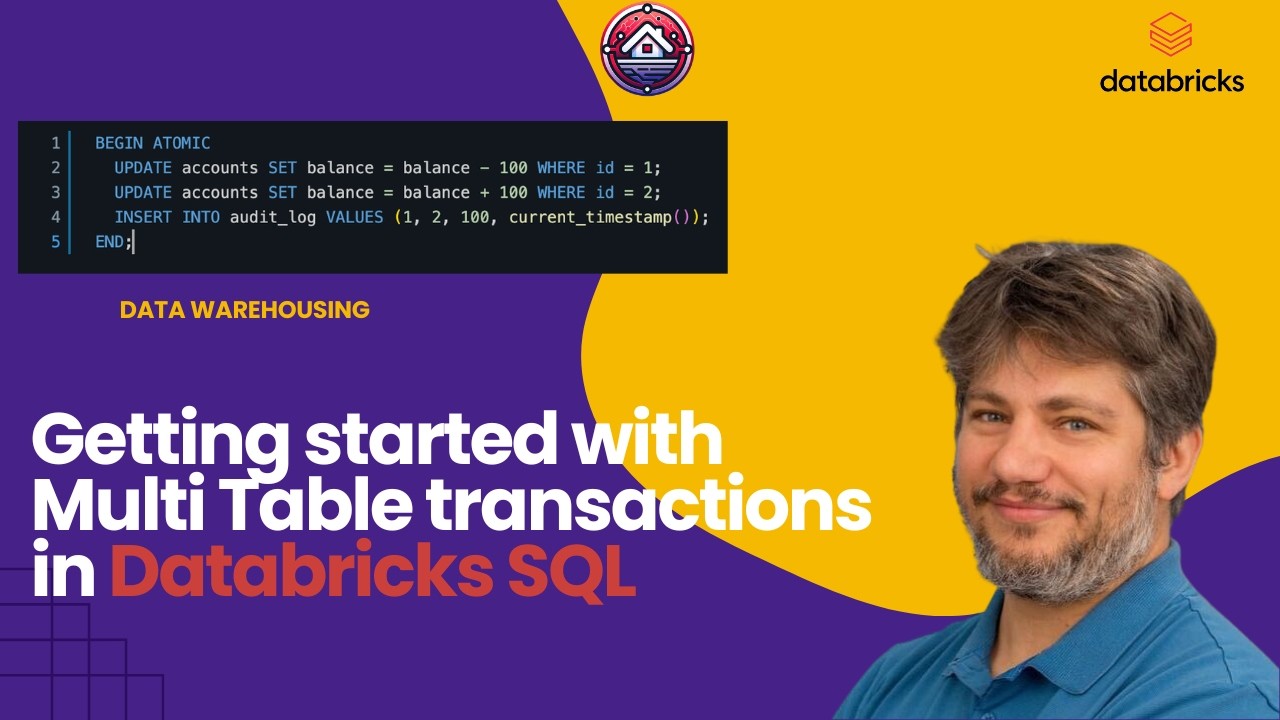 Getting started with multi table transactions in Databricks SQL