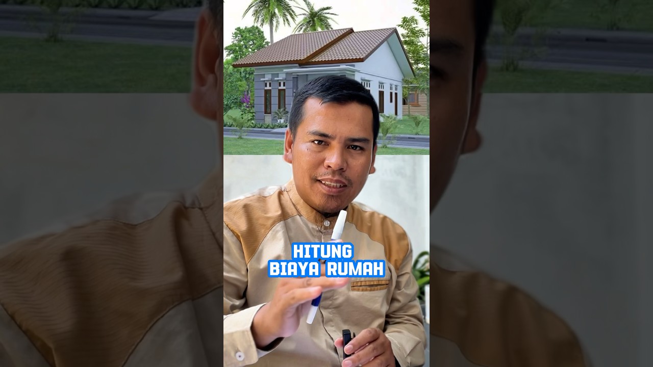 CARA MENGHITUNG BIAYA RUMAH #rumah #konstruksi #building