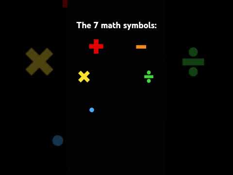 The 7 Math Symbols