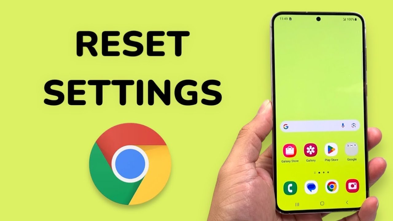 How To Reset Chrome Settings On Android