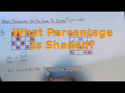 What Percentage Of A Shape Is Shaded? (Part 1, No Calculator)