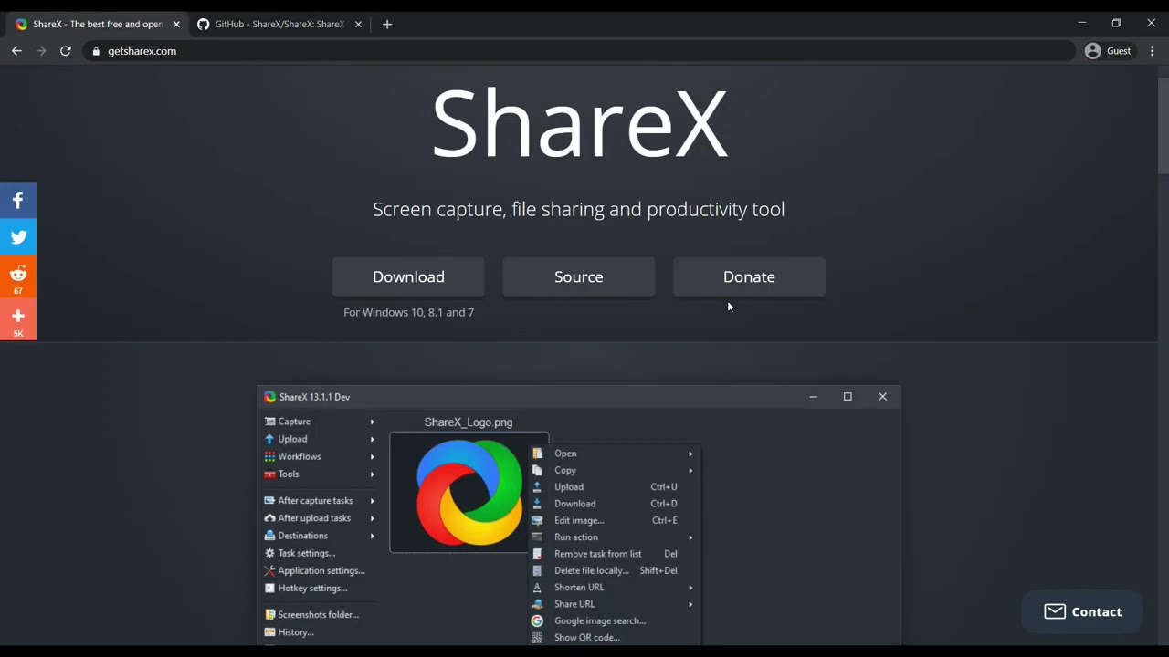 ShareX  an Open Source Screen Recorder for Windows
