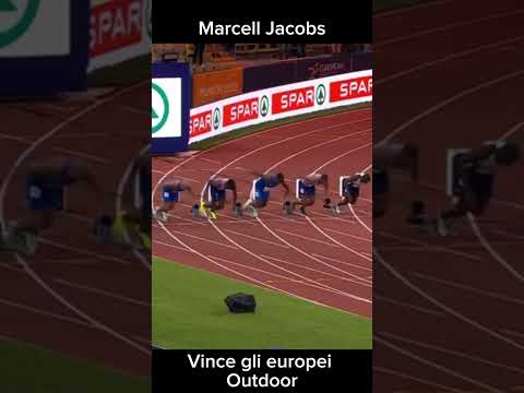 Marcell jacobs vince gli europei 2022 #marcell #fidal #atletica