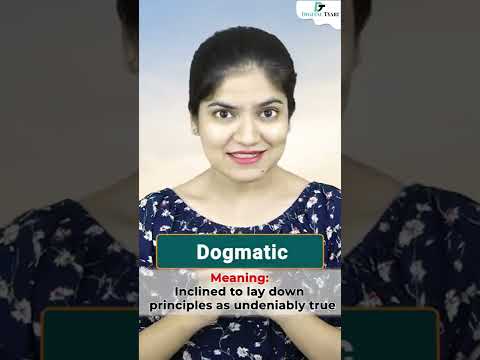 The Hindu Vocabulary - Dogmatic [डाग्मैटिक] || Meaning, Synonyms & Usage in Hindi #shorts