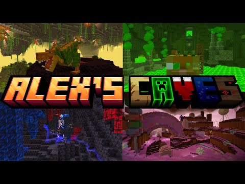 Alex's Caves Mod (Full Showcase) | The ULTIMATE Minecraft Cave Mod