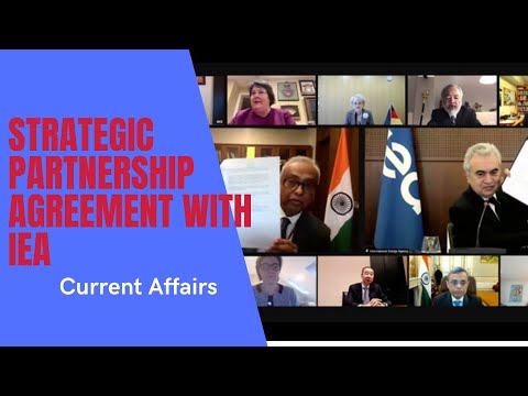 DAILY CURRENT AFFAIRS BULLET | UPSC 2021- 22 | STRATEGIC PARTNERSHIP AGREEMENT #IEA #OECD #India