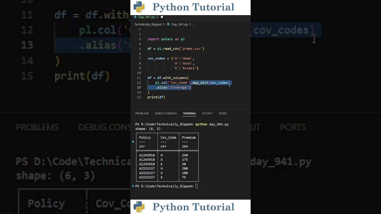 Mapping Values in Polars | Python Tutorial