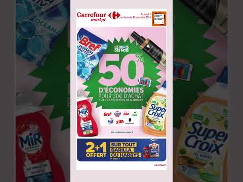 Catalogue Carrefour Market De La Semaine Prochaine Arrivage Et Bon Plan Carrefour France #shorts