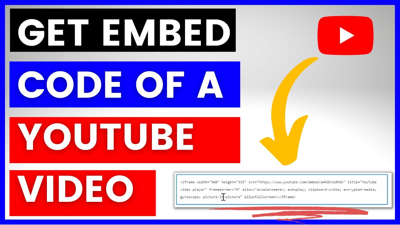 How To Get The Embed Code Of A YouTube Video? [in 2025]