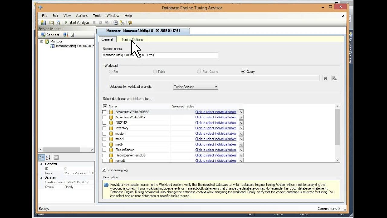 SQL Server 2012 Database Engine Tuning Advisor step by step [HD]