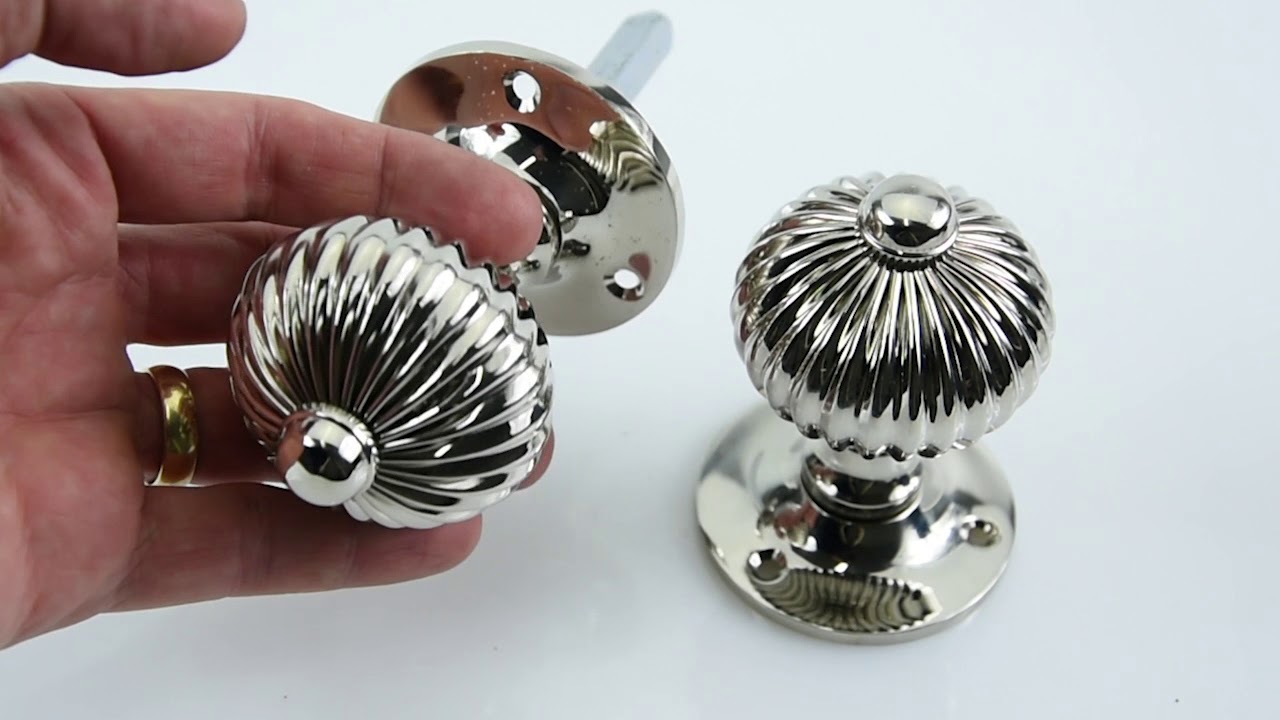 D4916 Regency Door Knobs -  Aged Nickel
