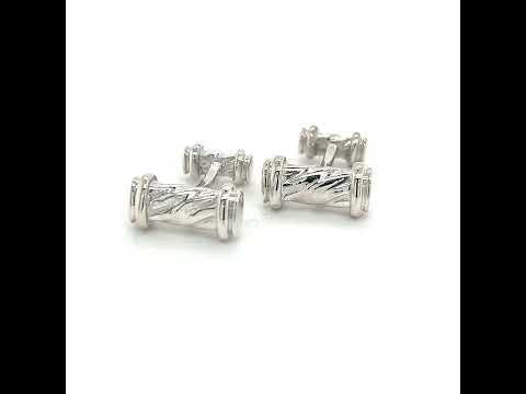 Tiffany & Co Estate Cufflinks Sterling Silver TIF306