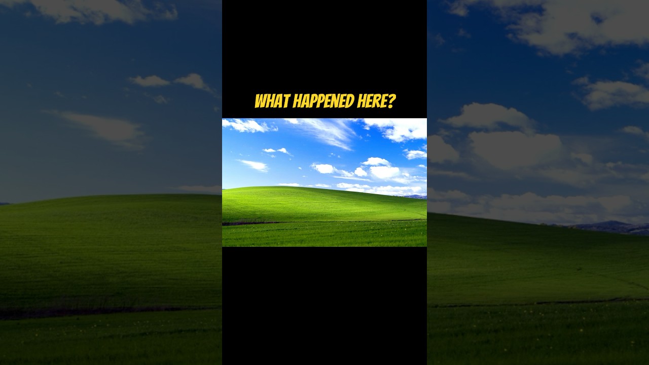 The Windows XP Hill – Then vs. Now #WindowsXP #ThenVsNow #Shorts