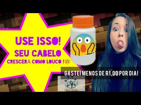 O segredo para crescer cabelo rápido - pill food faz o cabelo crescer muito rápido