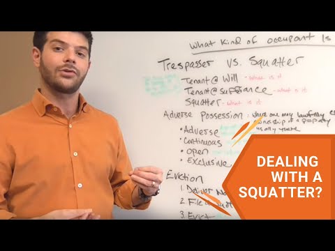 Squatters - What is a Squatter? Big State Home Buyers FAQ