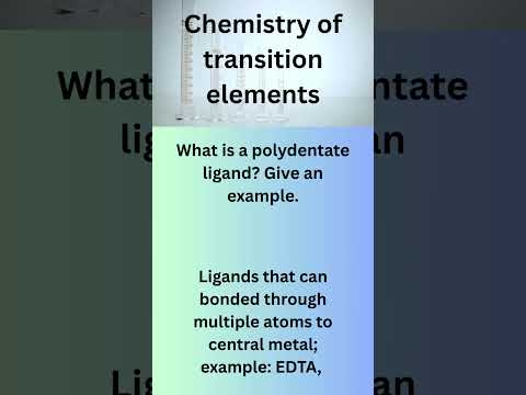 Chemistry of transition elements_short questions