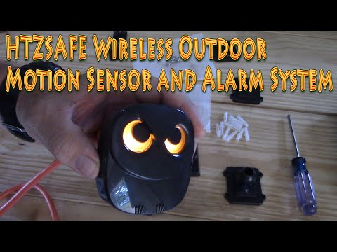 Review of HTZSAFE Wireless Outdoor Motion Sensor and Alarm System