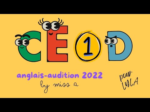 790 CE1D AUDITION 2022 Anglais "Video games" 💻