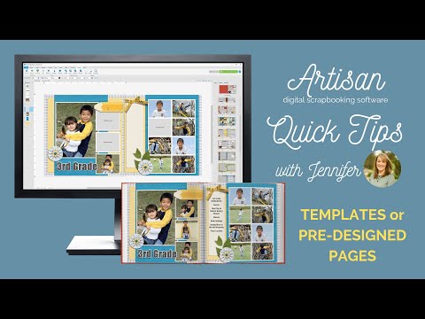 templates or pre-designed pages - Artisan Quick Tips with Jennifer
