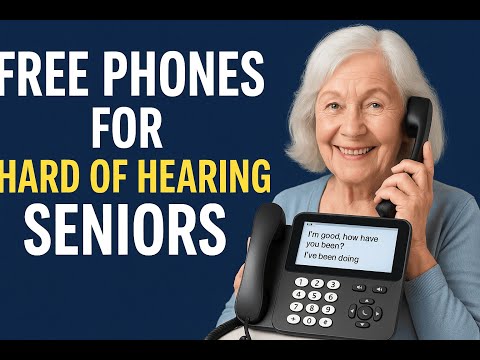 Free Phones for Hard of Hearing Seniors (2025 Guide)