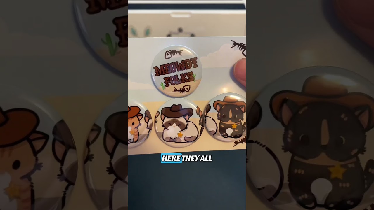 Pack a button set with me! #smallartist #smallbusiness #buttons #badges #pins #etsy