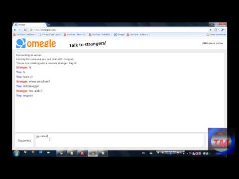 Website: Omegle -- Talk To Completly Strangers (Random People)!