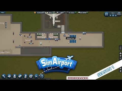 SimAirport Season 1 - Episode 4 - Creating A 2nd Floor