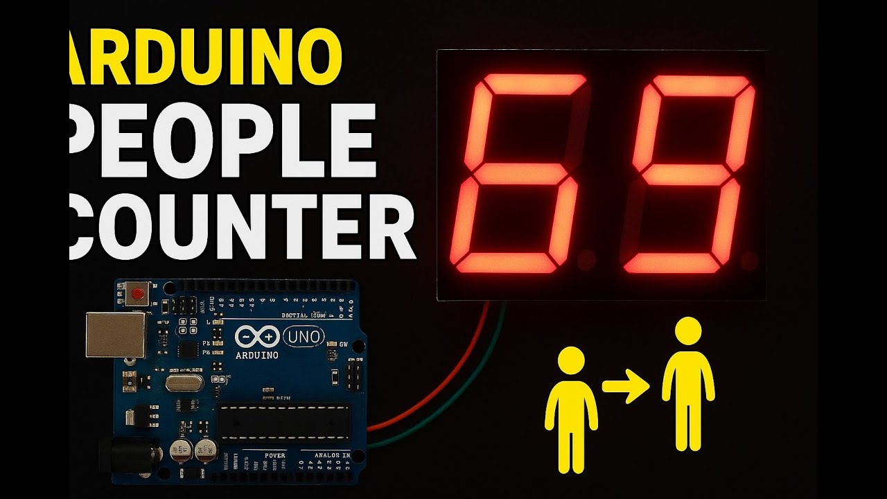 DIY Arduino People Counter | 7-Segment Display Project
