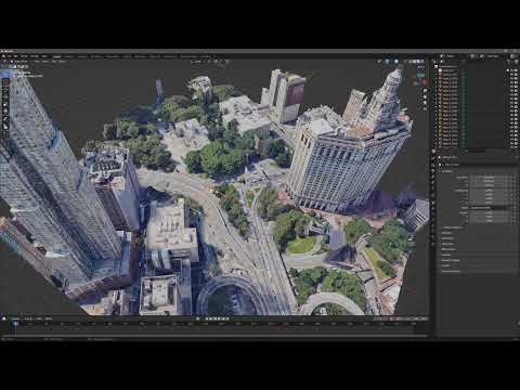 Download Google Earth Mesh to Blender | 2025