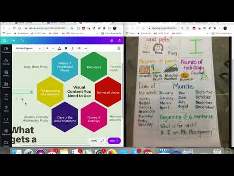Canva Anchor Chart Time Lapse