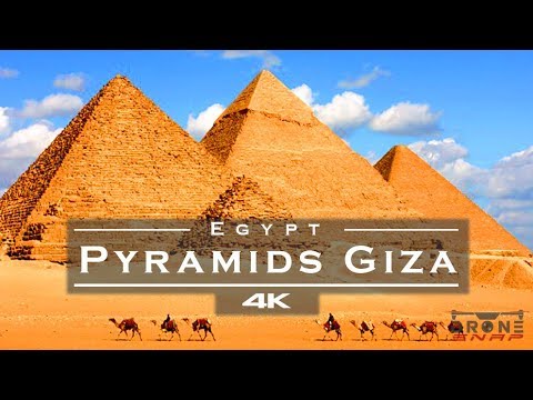 Pyramids - Giza, Egypt 🇪🇬- by drone [4K]