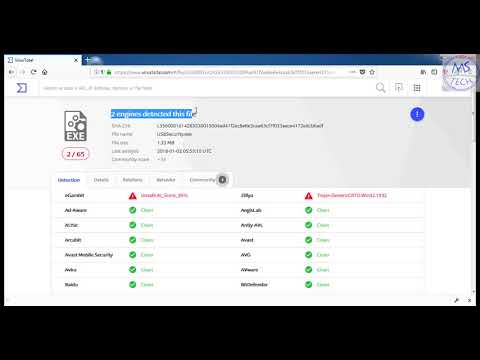 Check any file for viruses, malware... free online - VirusTotal (best scanner)
